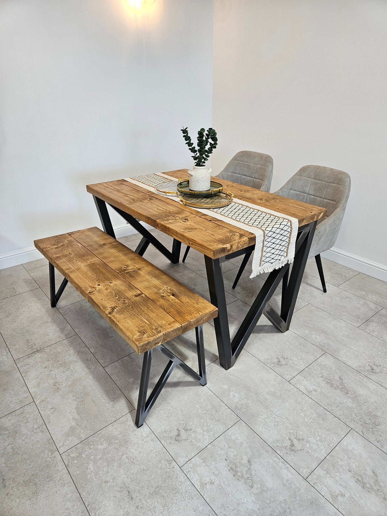 Industrial Dining table-unique | UK Made – DK Fabrications