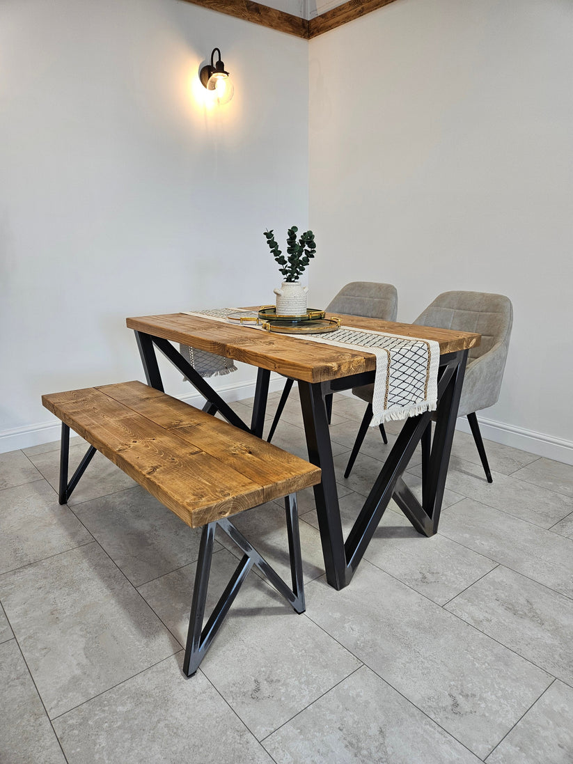 Industrial Dining table-unique | UK Made – DK Fabrications