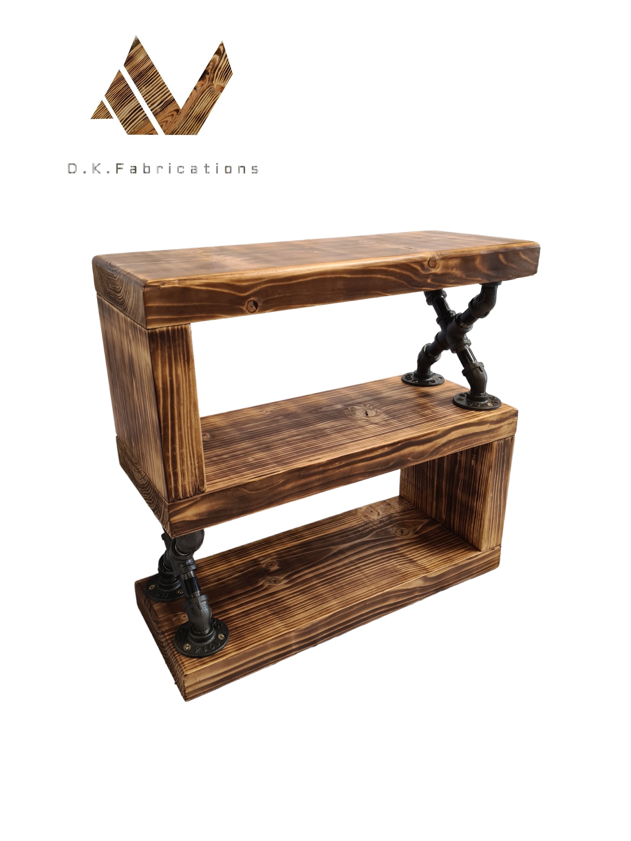 Rustic side table | UK Made – DK Fabrications
